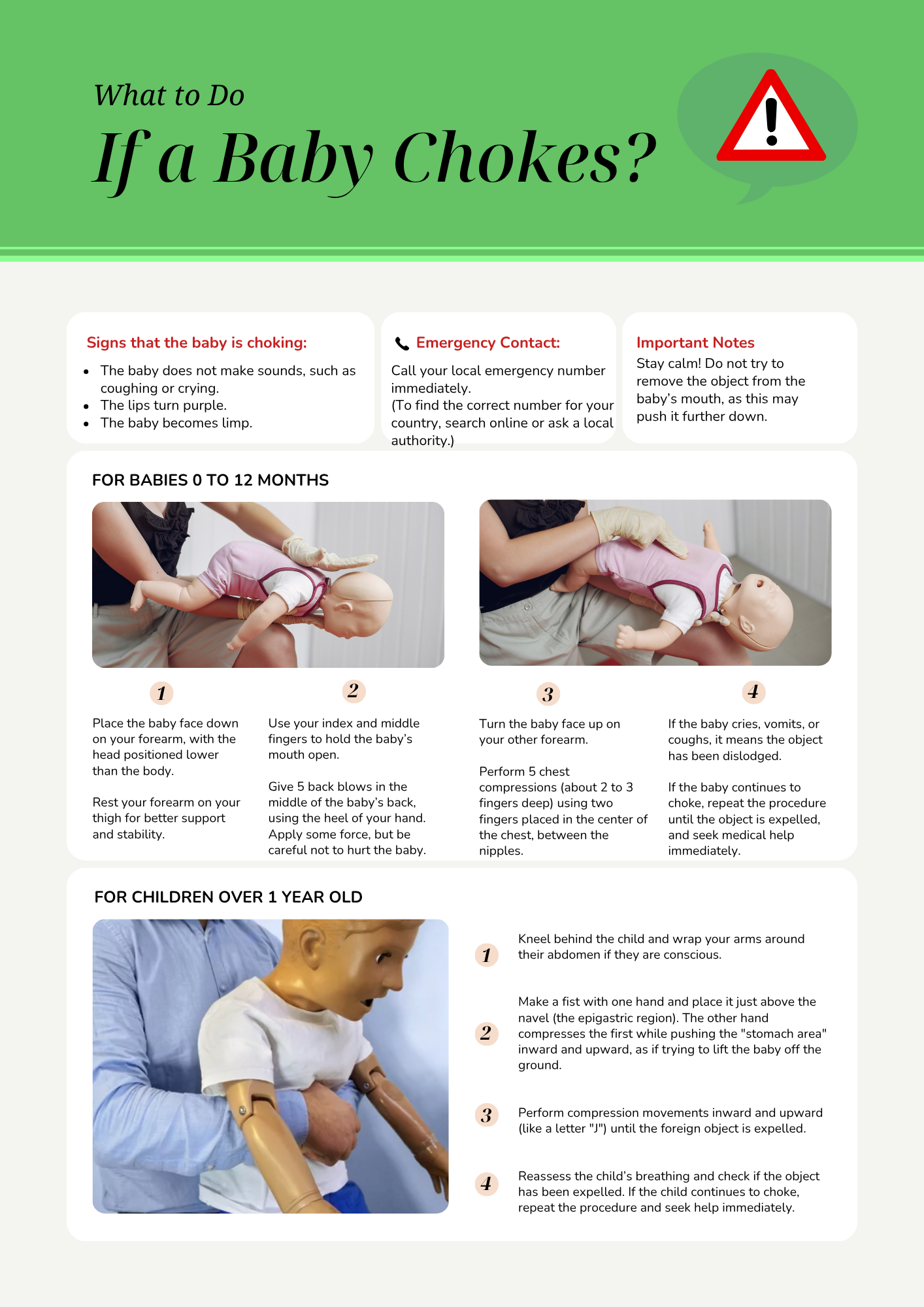 Baby Choking - solidstartjourney.com